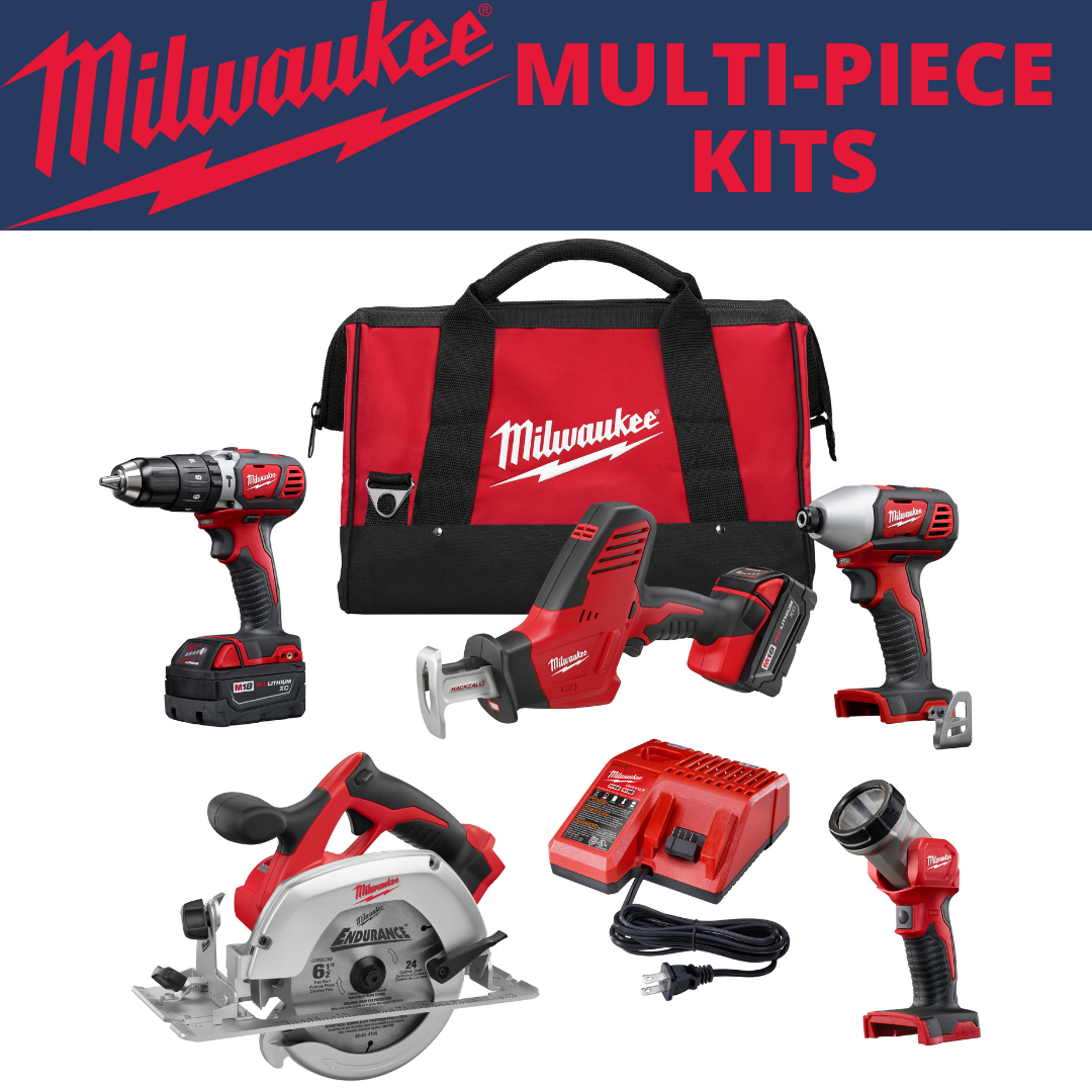 Shop Milwaukee Multi-Piece Kits | Top Tool Sets