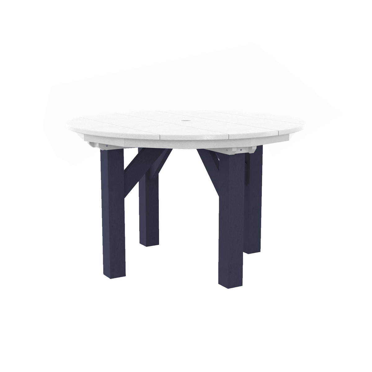 CR Plastics 48" Round Dining Table - T05