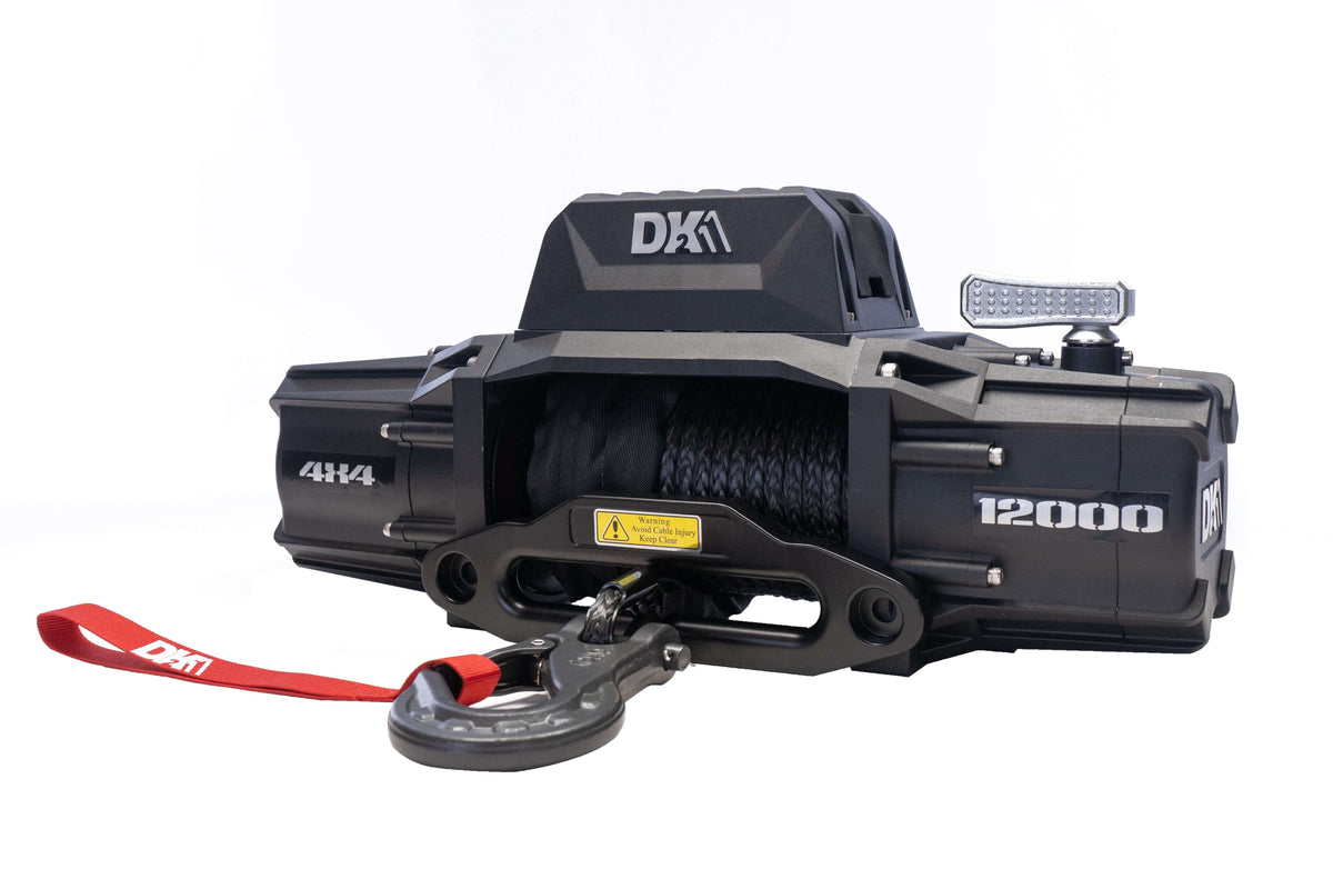 DK2 12,000 lb Premium Electric 4x4 Winch (Synthetic Rope Included) - S