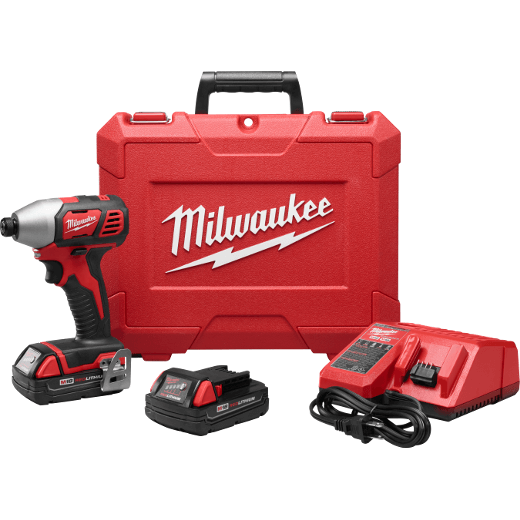 Milwaukee M18™ 1/4" HEX IMPACT DRIVER CP (Available as a Kit or Bare T